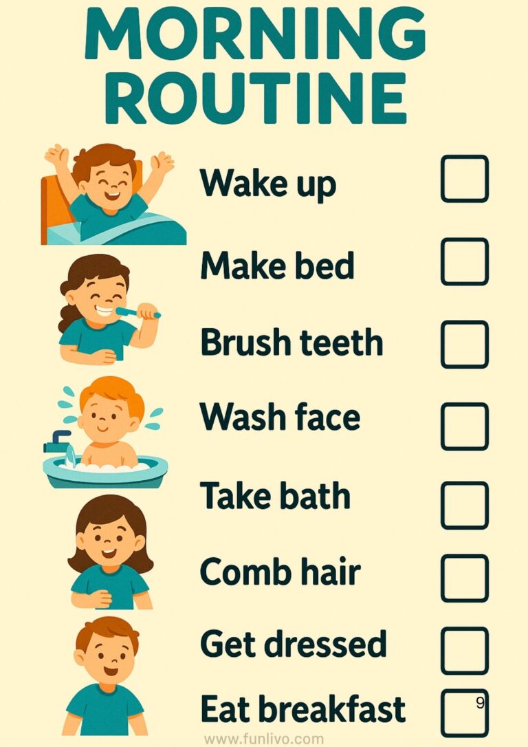 Good Habits and Life Skills Charts for Kids