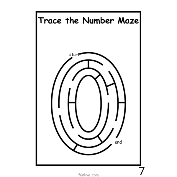 Trace the Maze Workbook for Toddlers & Preschool Ages 2.5–4